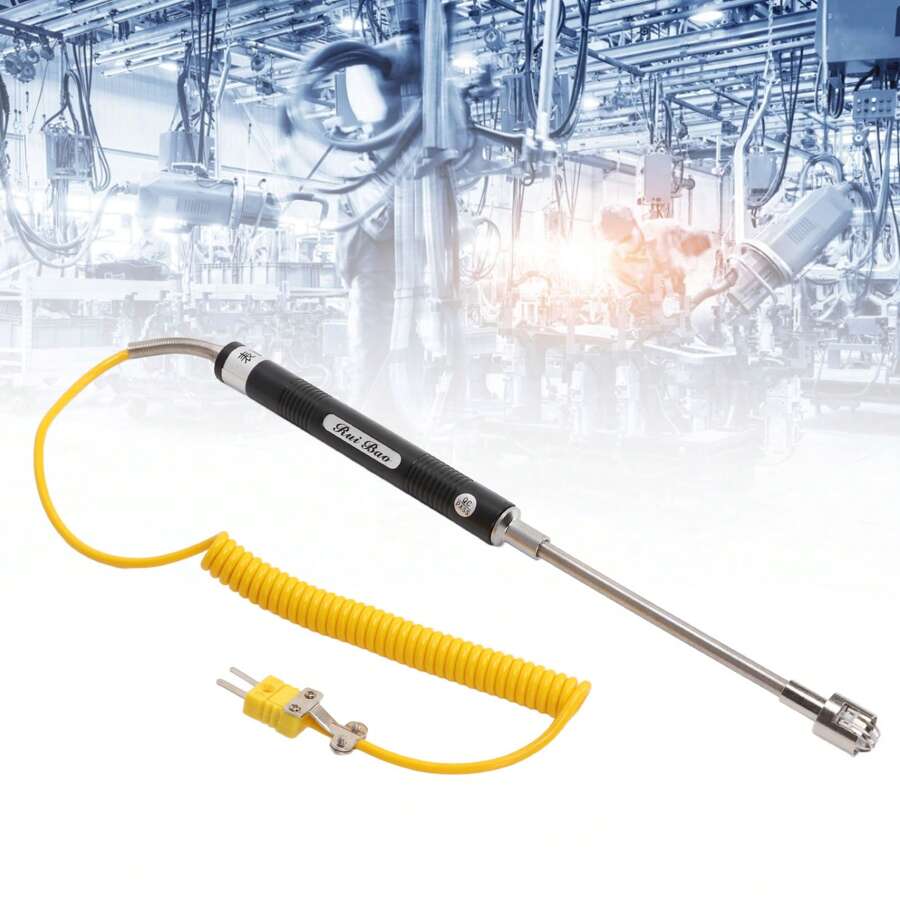 K Type Thermocouple Heat Resistant Steel Thermocouple Sensor With ...