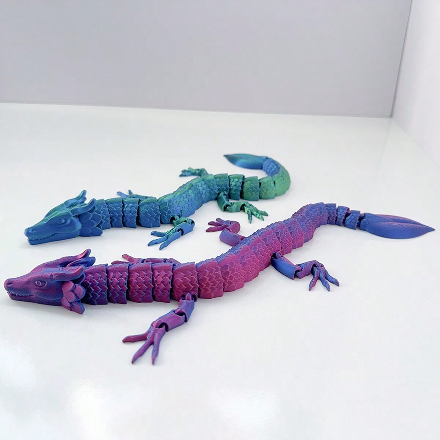 1pc Flexible 3D Printed Cute And Realistic Leaf Tailed Gecko Model ...