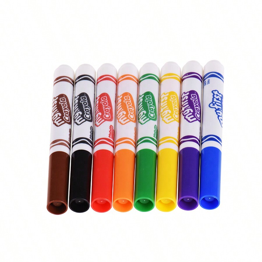 Crayola Washable Marker Set - 8 Count Broad Line Markers For Kids ...