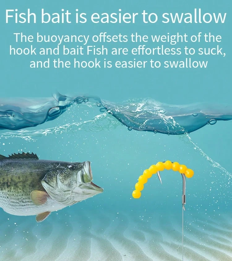 150/300 Grains 4mm 5mm Fishing Jelly Bait Carp Fishing Bubble Ball ...