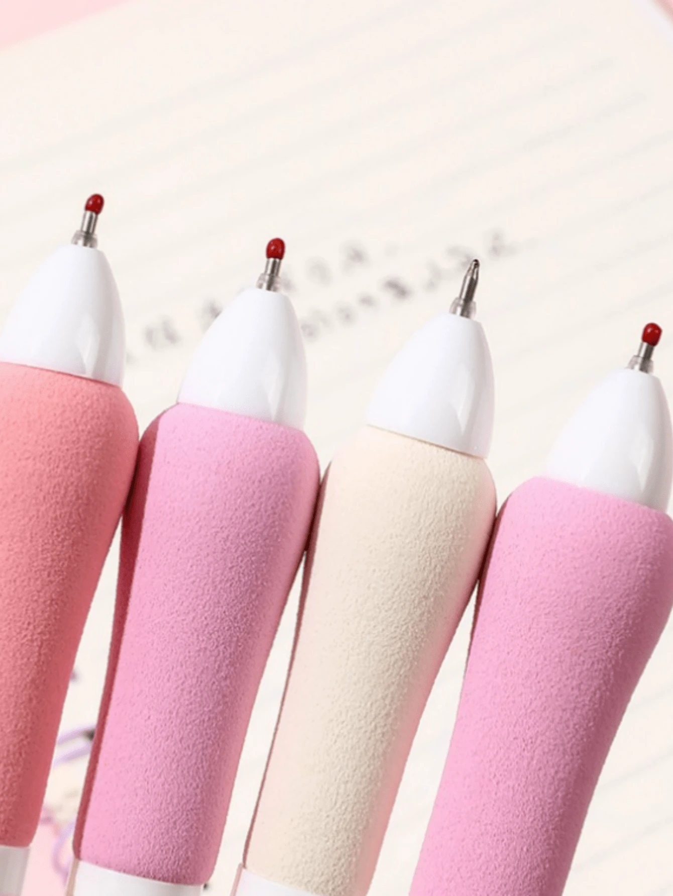 Sanrio 6pcs Sanrio Characters Sponge Soft Grip Series Click Ballpoint ...