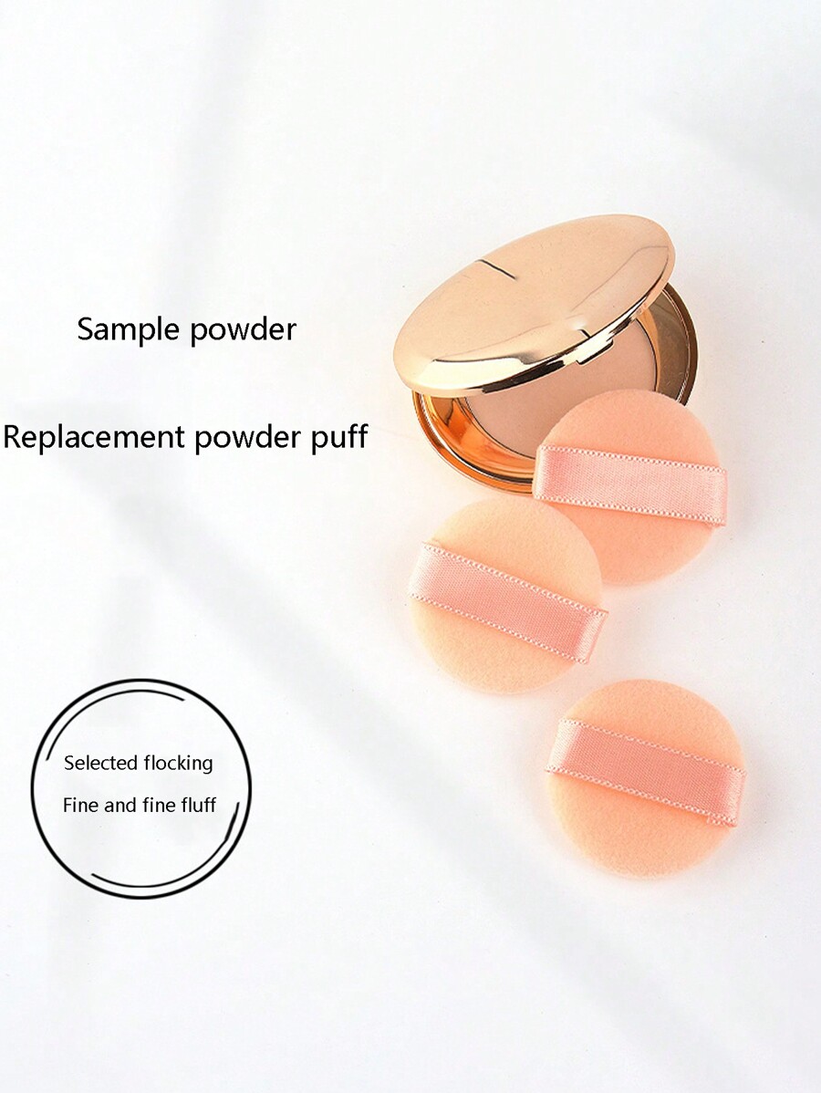 5 Pieces Of Powder Puff Sample Replacement Set For Makeup Flocking ...