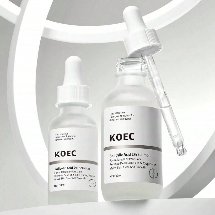 KOEC Solução de Ácido Salicílico 2% Soro Facial 30ml, Soro Combate Acne ...