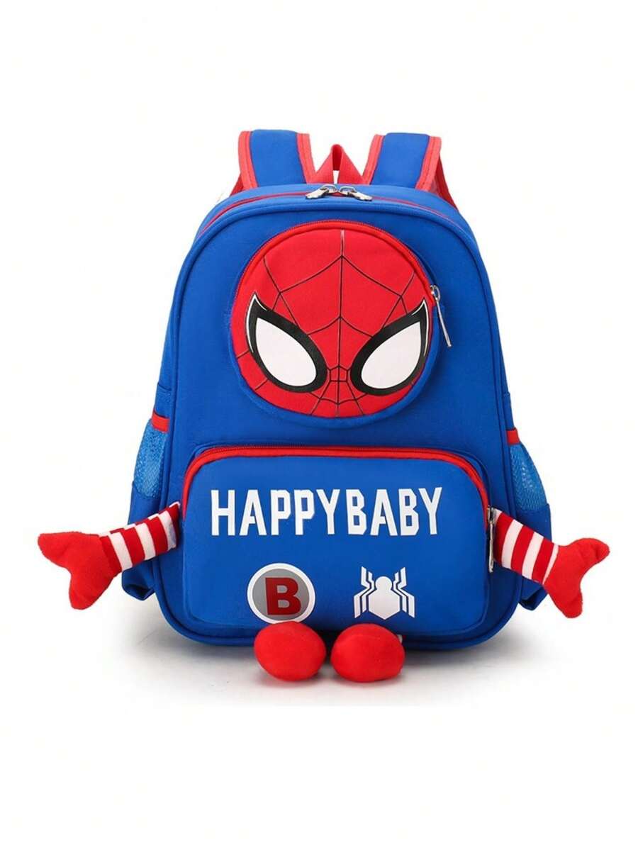 Disney Disney Spider-Man Cartoon Backpack, Cute And Creative School ...