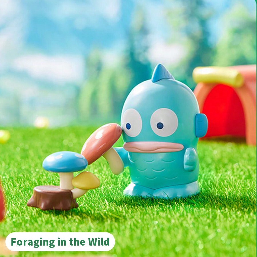 Miniso Boîte mystère d'aventure extrême en plein air Sanrio Hangyodon - Ensemble de figurines à ...