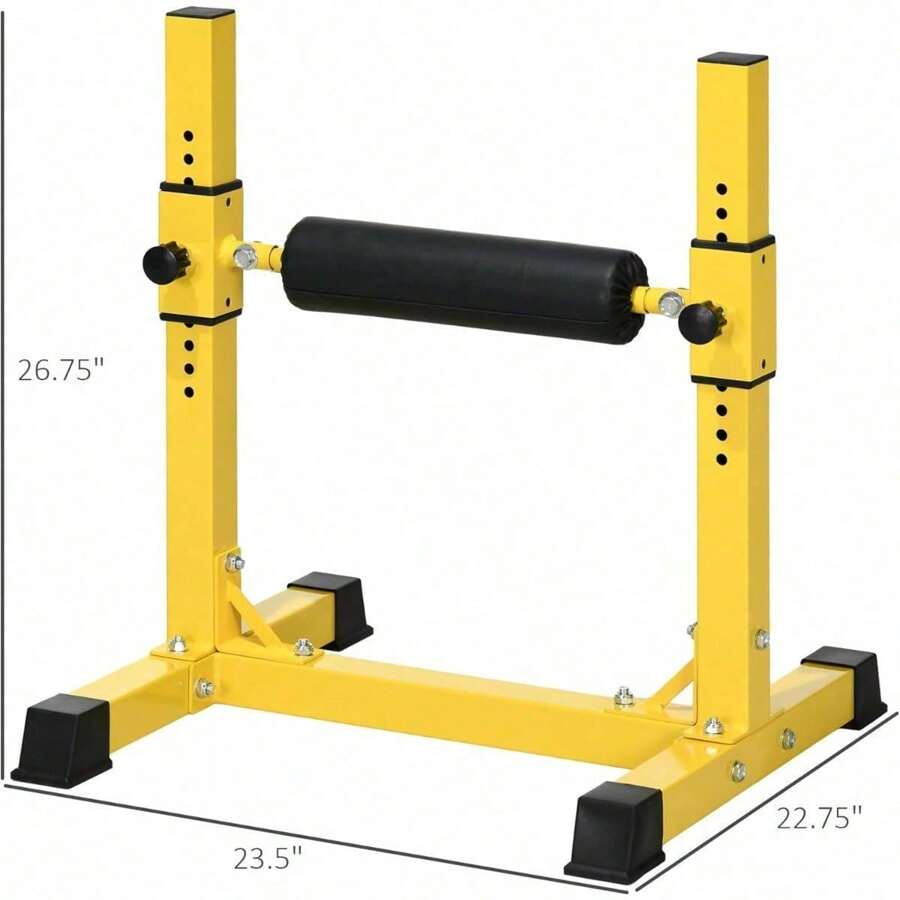 BulgarianSquat Stand, Single Leg Squat Stand, 12-Level Adjustable Squat ...