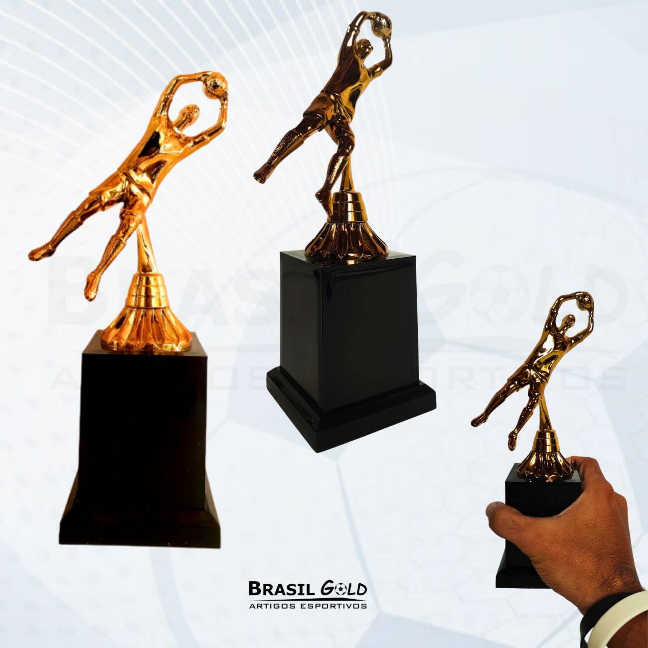 Bronze Goalkeeper Trophy Individual Award Official New | SHEIN UK