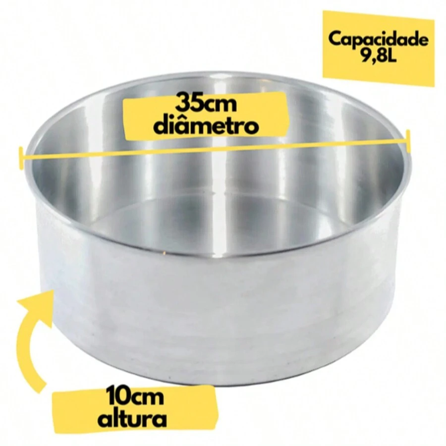 ROUND TALL Cake Baking Pan 35 X 10 Cm - Aluminum | SHEIN USA