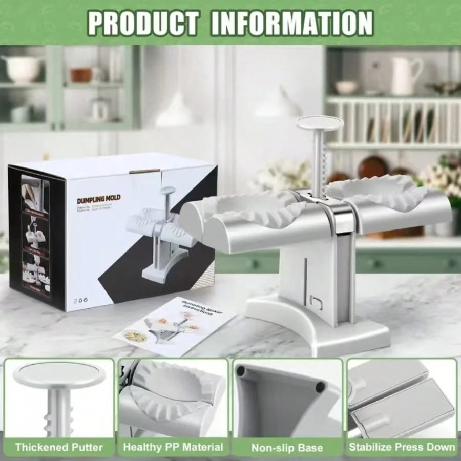 Automatic Dumpling Maker Machine, Home Use Dough Pressure Device With ...