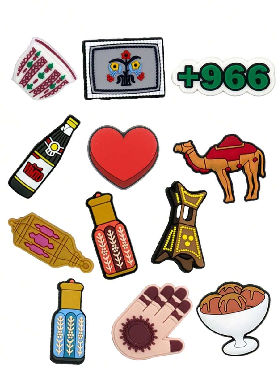 12pcs Camel Patch Accessories Suitable For DIY Hole Shoes for Sale ...