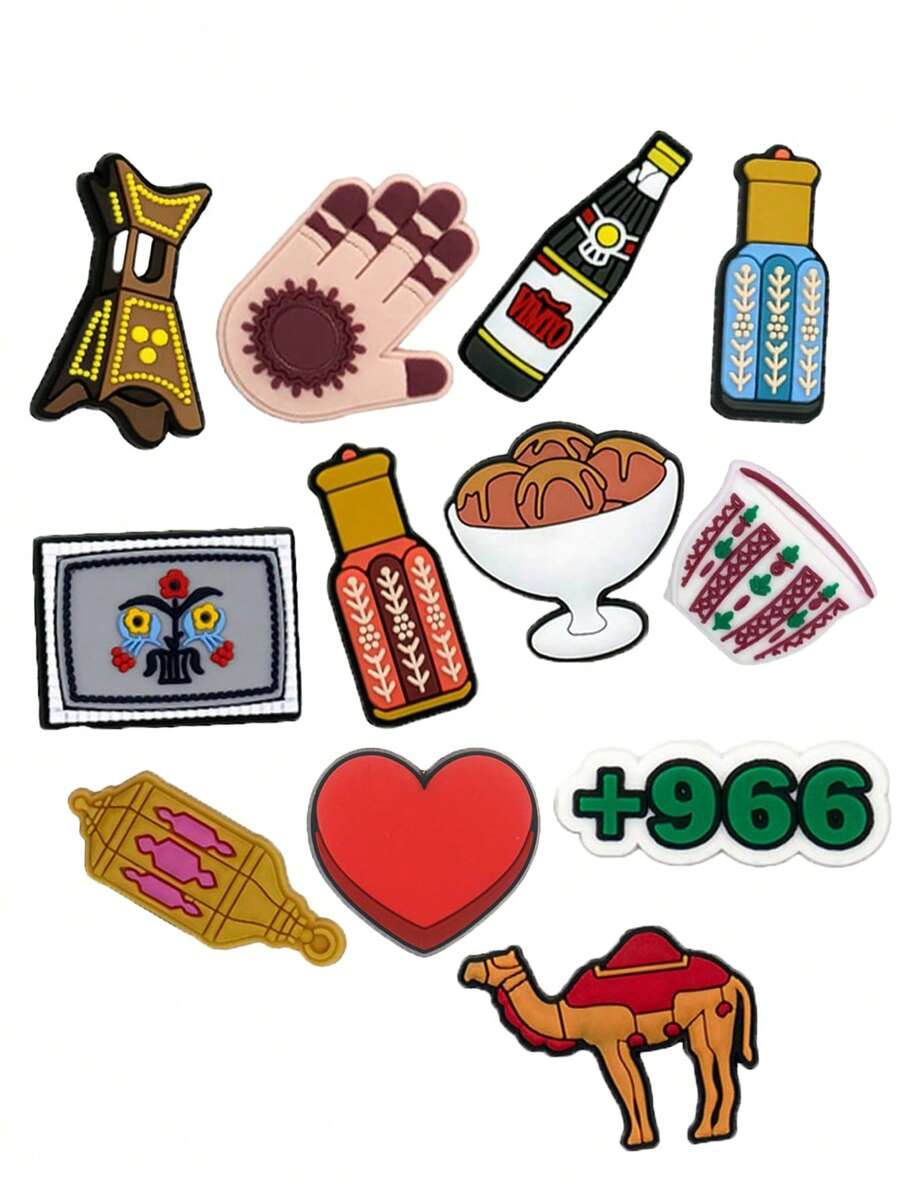 12pcs Camel Patch Accessories Suitable For DIY Hole Shoes for Sale ...