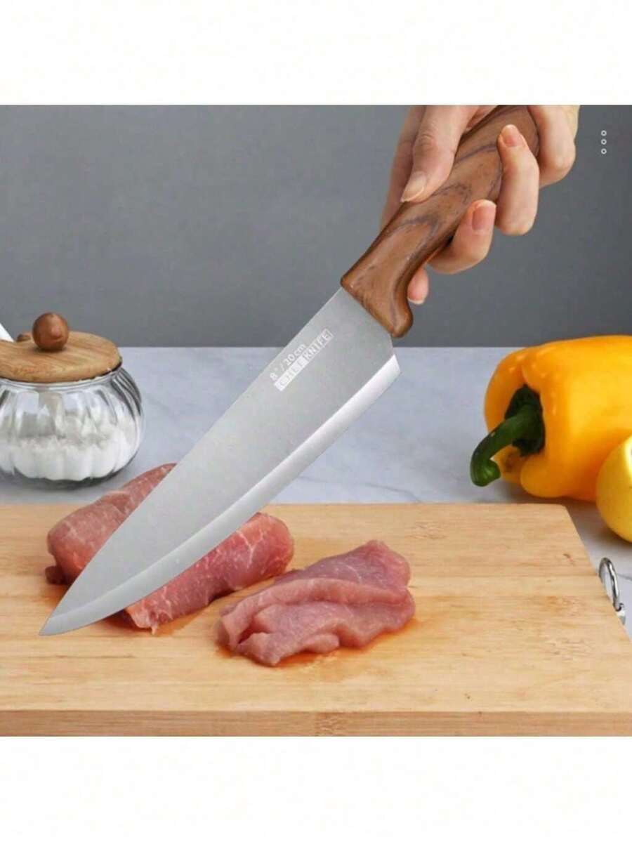 Knives With Stainless Steel Blades And Ergonomic Handles + 3 Non-Slip ...