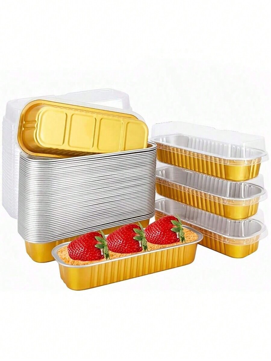 10Pcs Air Fryer Square Tinfoil Box Packing Picnic Aluminum Foil ...