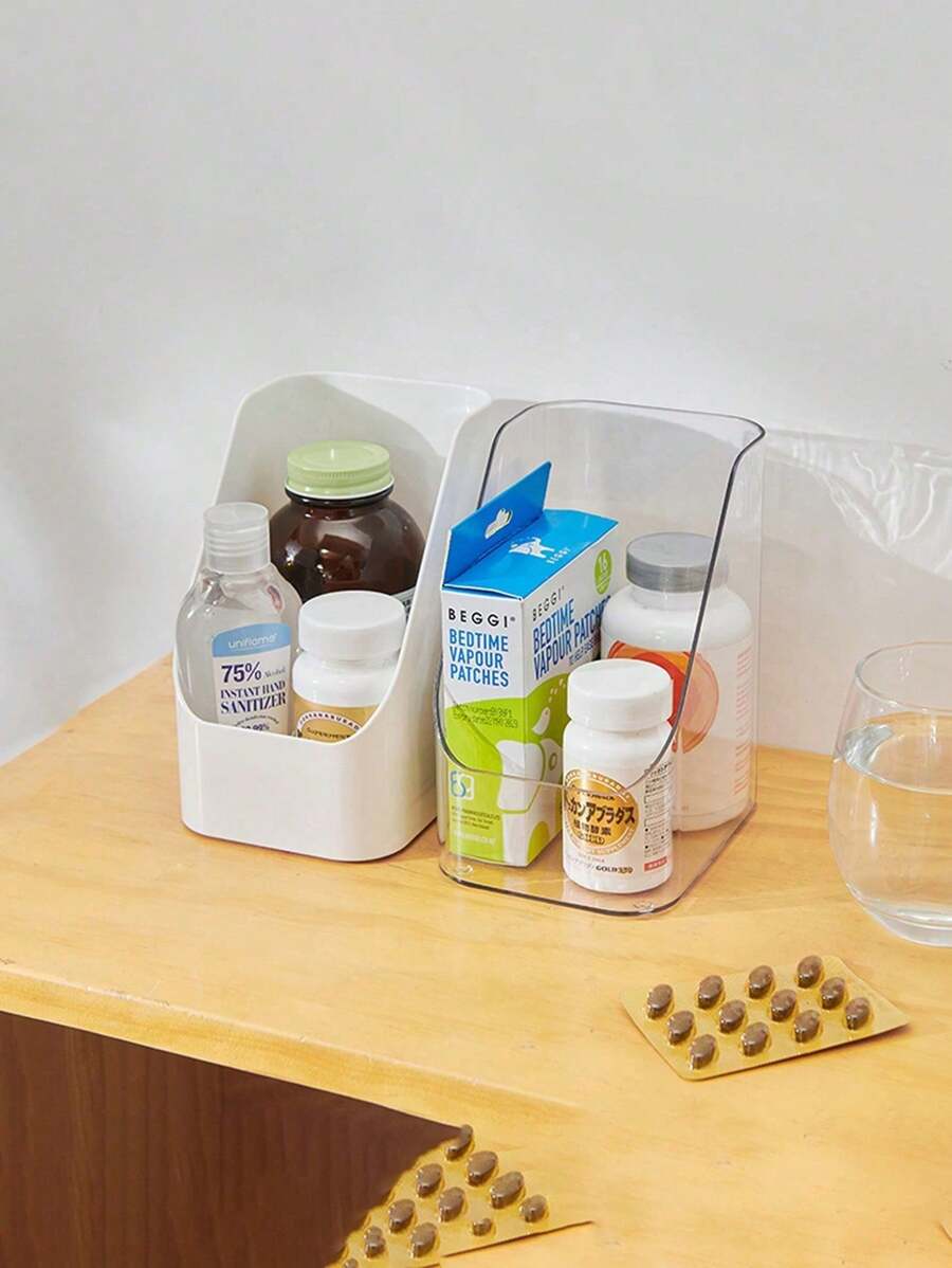 Classic Open-Top Plastic Storage Bin For Kitchen And Refrigerator ...