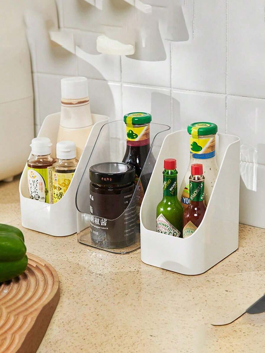 Classic Open-Top Plastic Storage Bin For Kitchen And Refrigerator ...