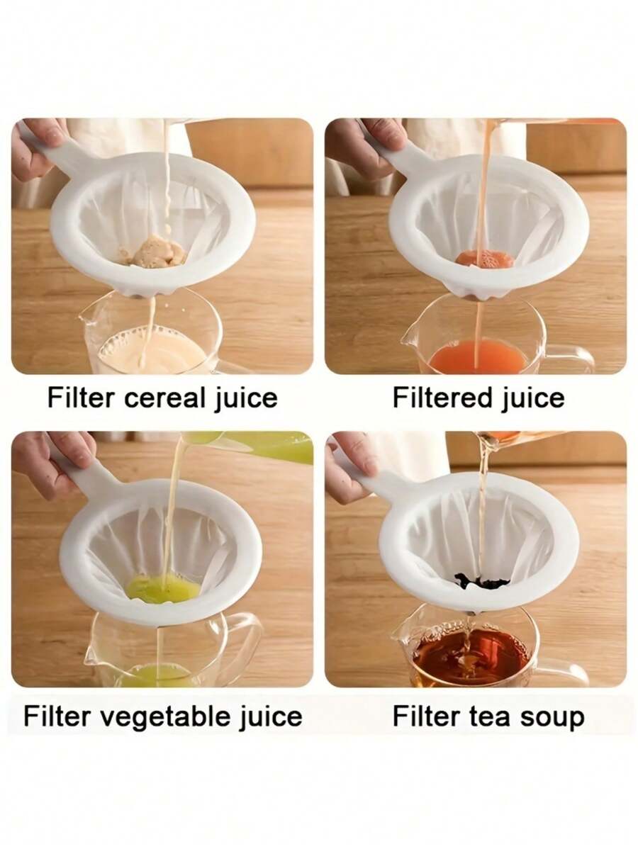 1pc Fine Mesh Filter - Essential Kitchen Tool For Baking, Cooking And ...