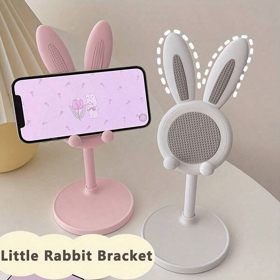Cute Desktop Phone Holder, Adjustable Rabbit Phone Holder - The Perfect ...
