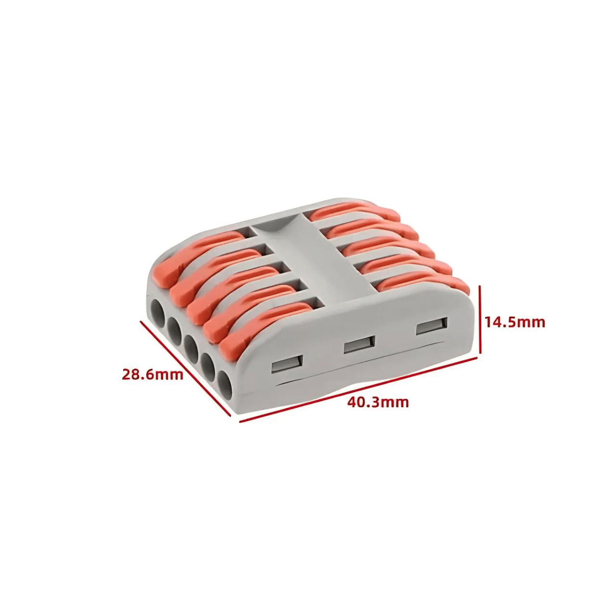 Kit 30 Electrical Compact Connector Splice And Derivation Original 2-Way 3-Way 5-Way - 4mm And ...
