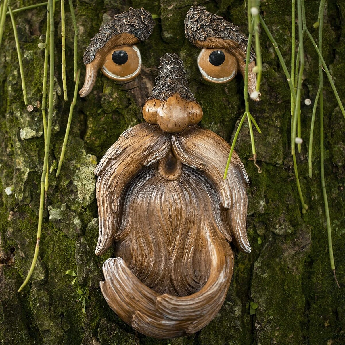 1pc Tree Face, Tree Faces Outdoor, Tree Art, Tree Decorations Outdoor ...