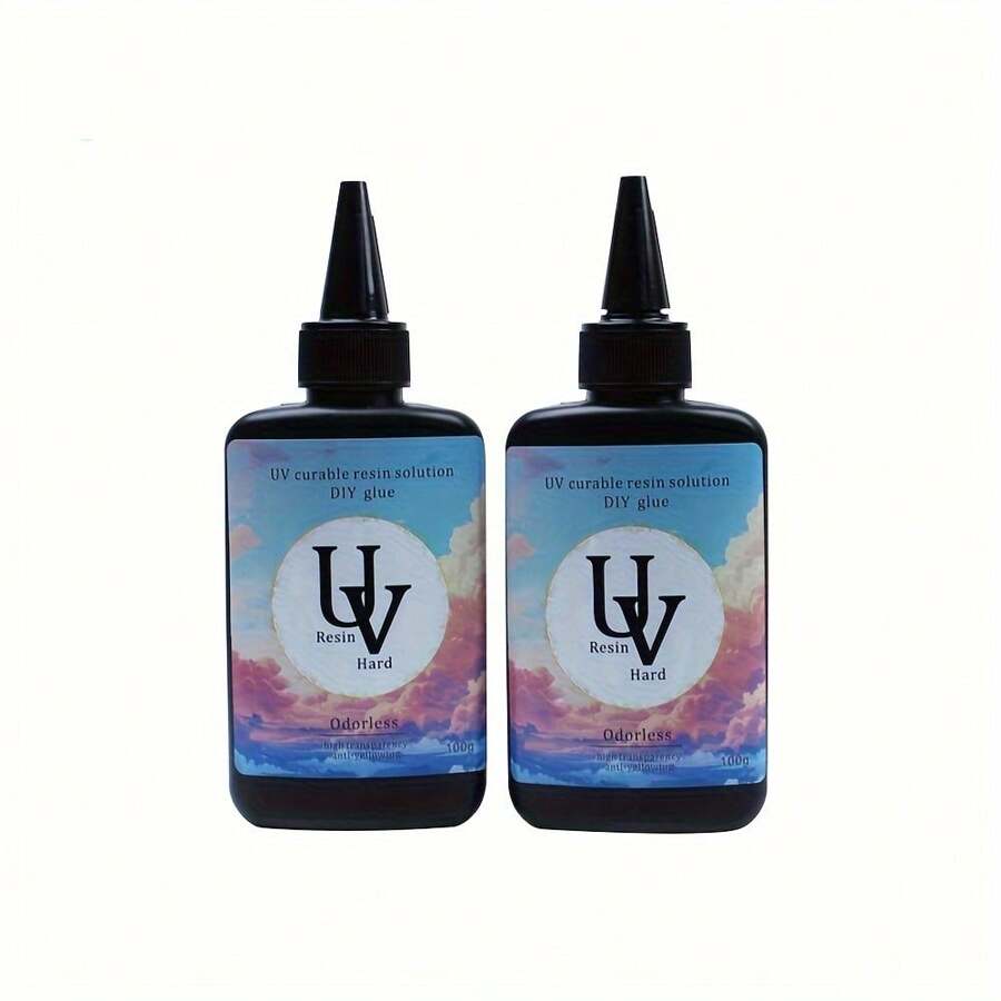 UV Resin 100g, 200g,300g Crystal Clear UV Glue Hard, High Viscosity ...