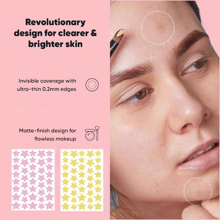 240 Patches Hydrocolloid Acne Patches, Blemishes Pimples Covering Patch ...