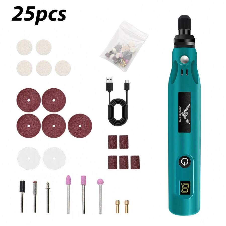 Mini Hand-Held Electric Polisher Grinder For Jade, Woodcarving Tools ...