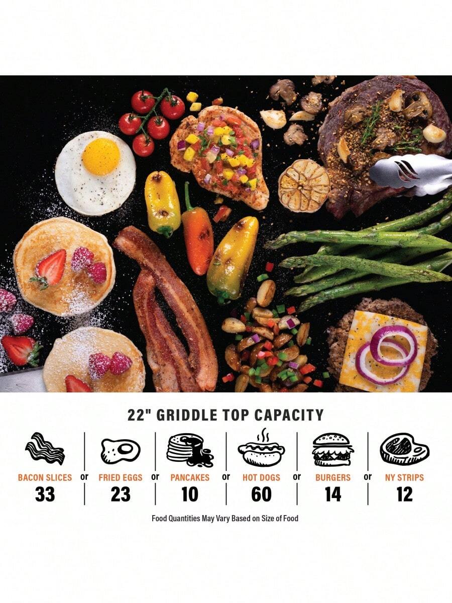 The Adventure Ready 2-Burner 22" Propane Omnivore Griddle With Flexfold ...