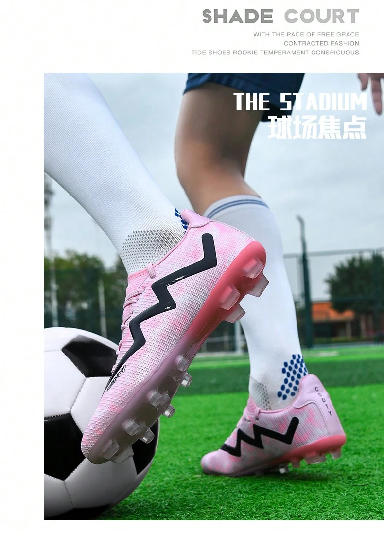 Football Cleats AG Studs Soccer Shoes For Men And Women, Professional ...