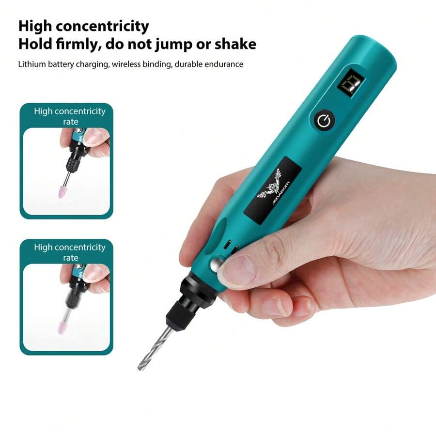 Mini Hand-Held Electric Polisher Grinder For Jade, Woodcarving Tools ...