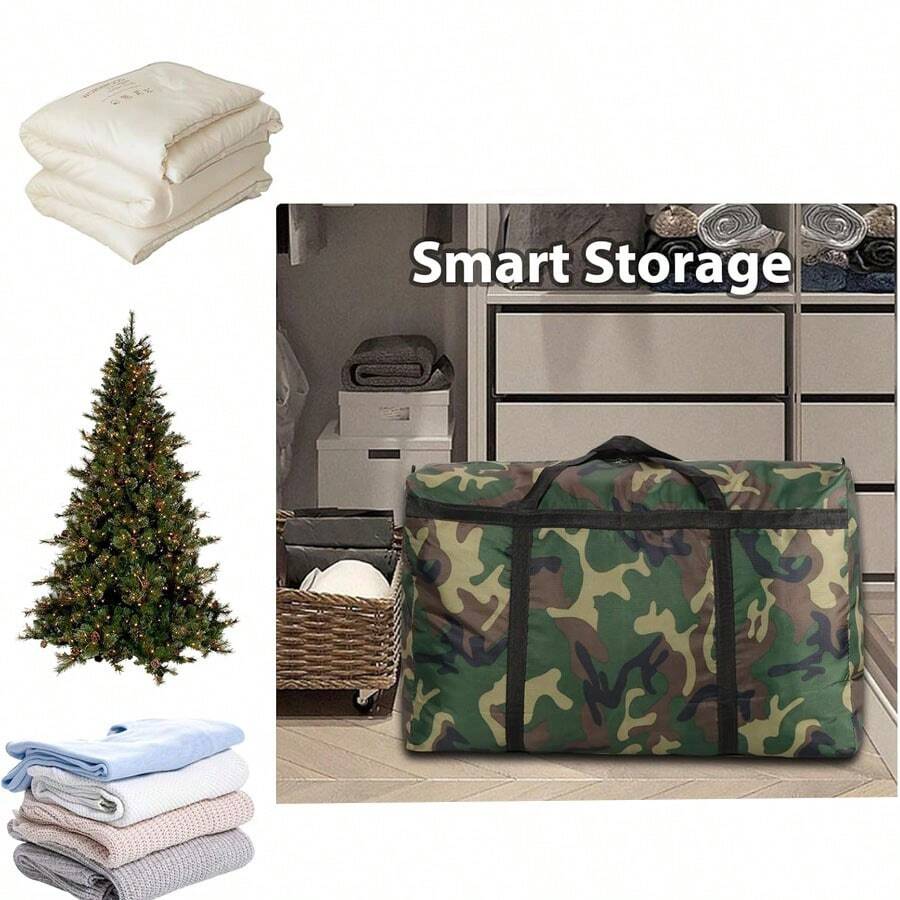 Extra Large Storage Bag, Heavy Duty Moving Tote Bag With Zipper And ...