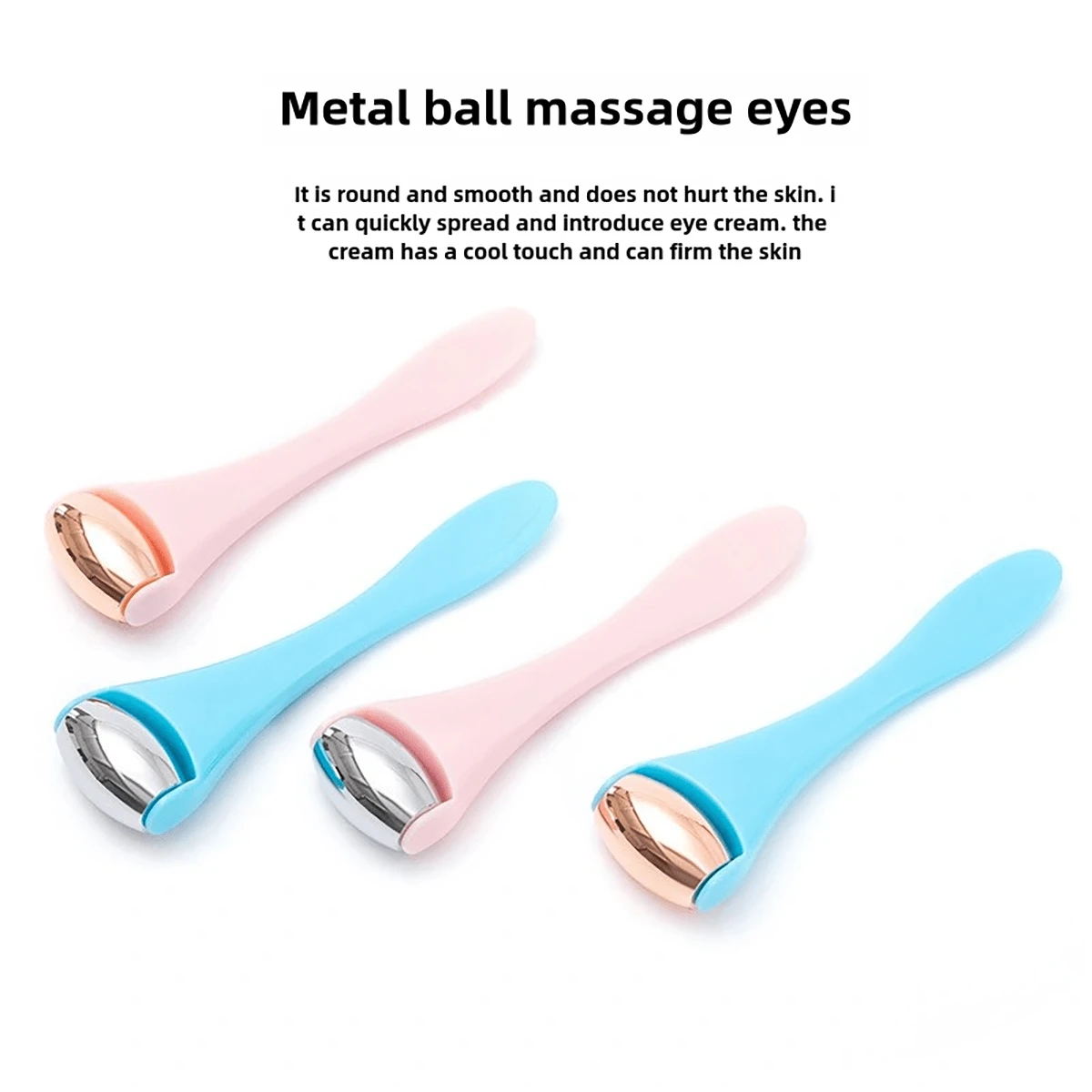 Rodillo masajeador de ojos, crema facial y de ojos para aplicar y ...