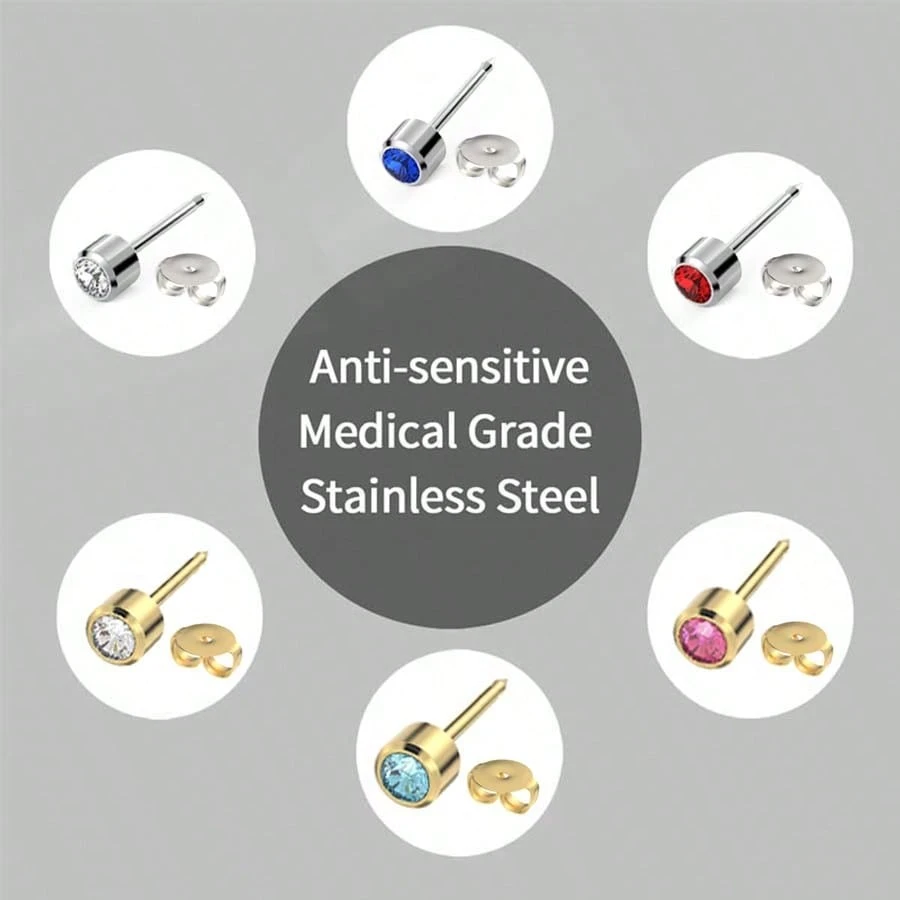 Professional Ear Piercing Gun Kit With 36pcs Stud Earrings-For All ...