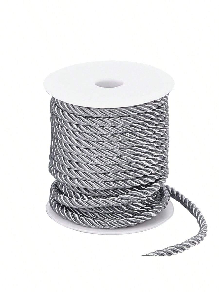 1Roll 3-Ply Polyester Cord With Spool Twisted Rope For DIY Cord Jewelry ...