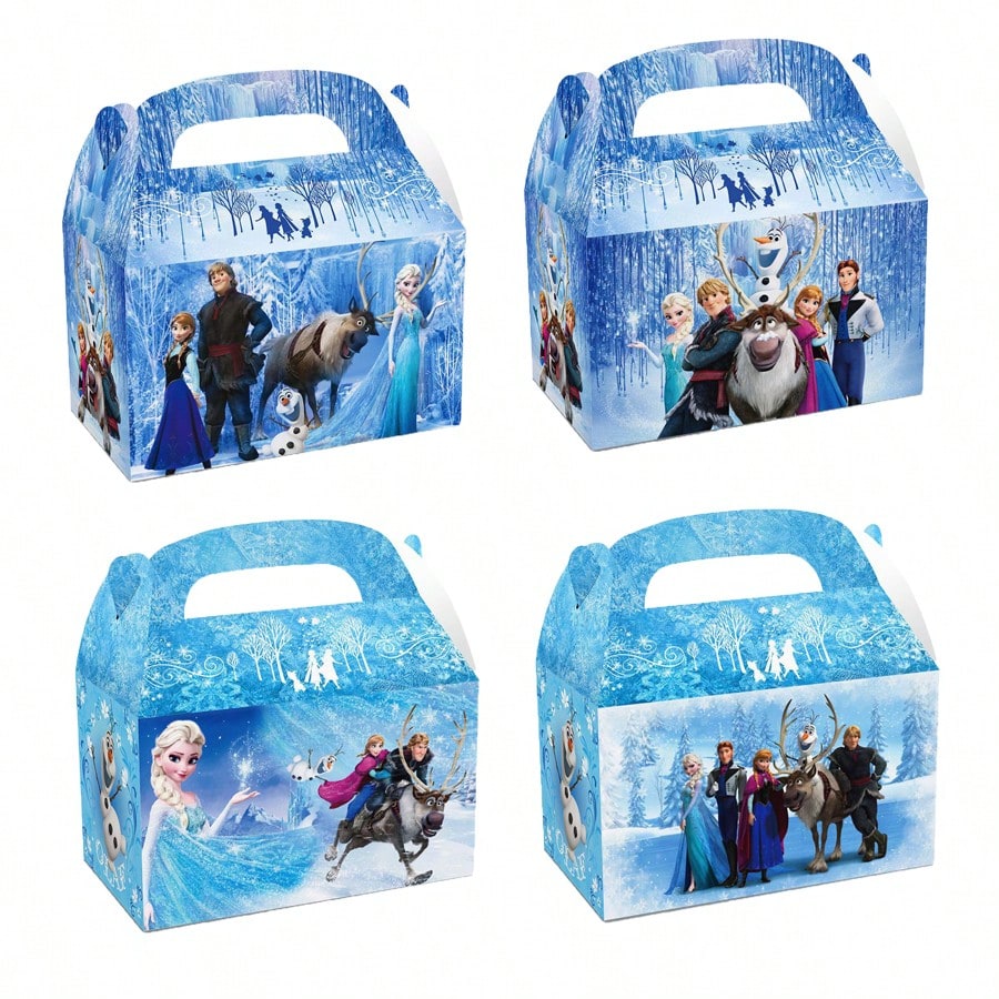 Disney 12 ชิ้น ตกแต่งงานวันเกิดธีมเฟรสิน, ถุงของขวัญ. กล่องบรรจุภัณฑ์ ...