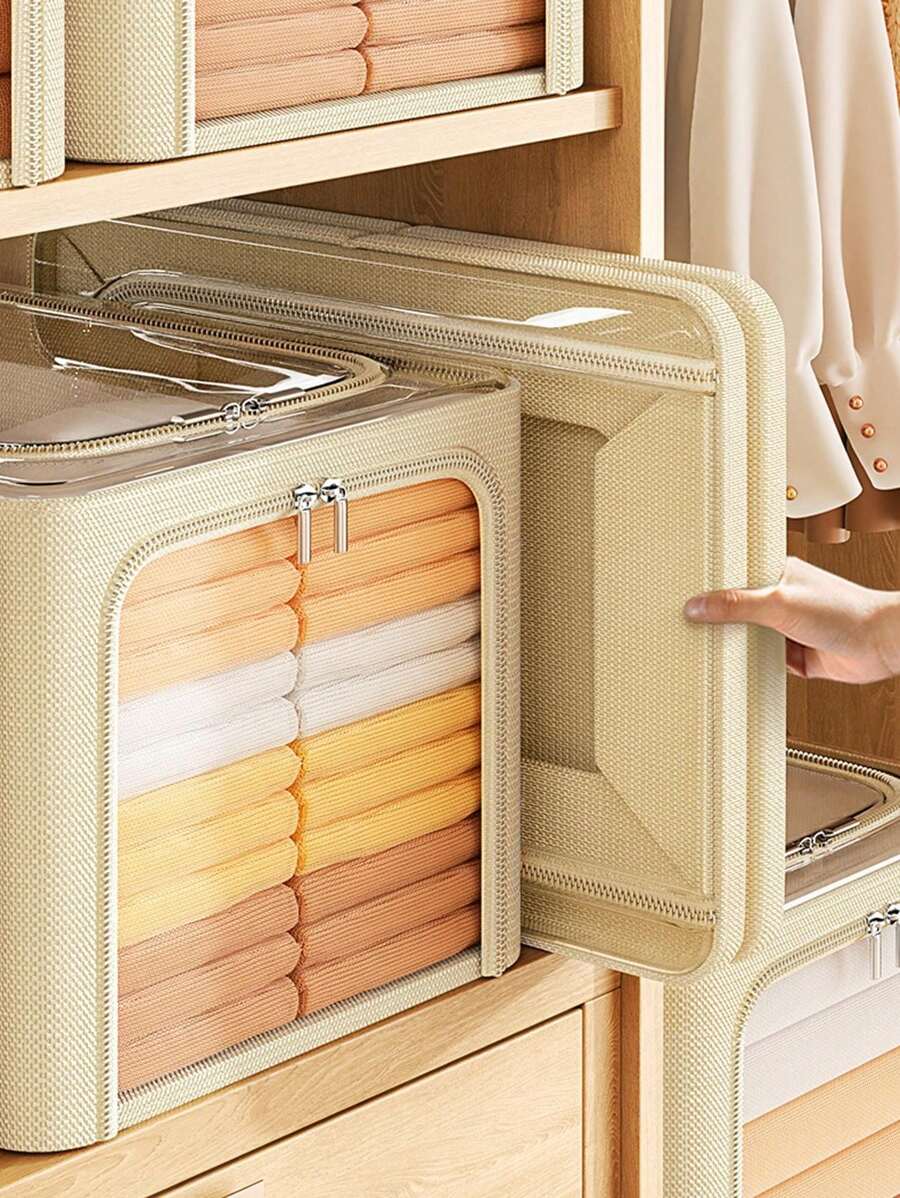 3M Extended Corner Storage Box, 2 Metal Frame PVC Transparent Window ...