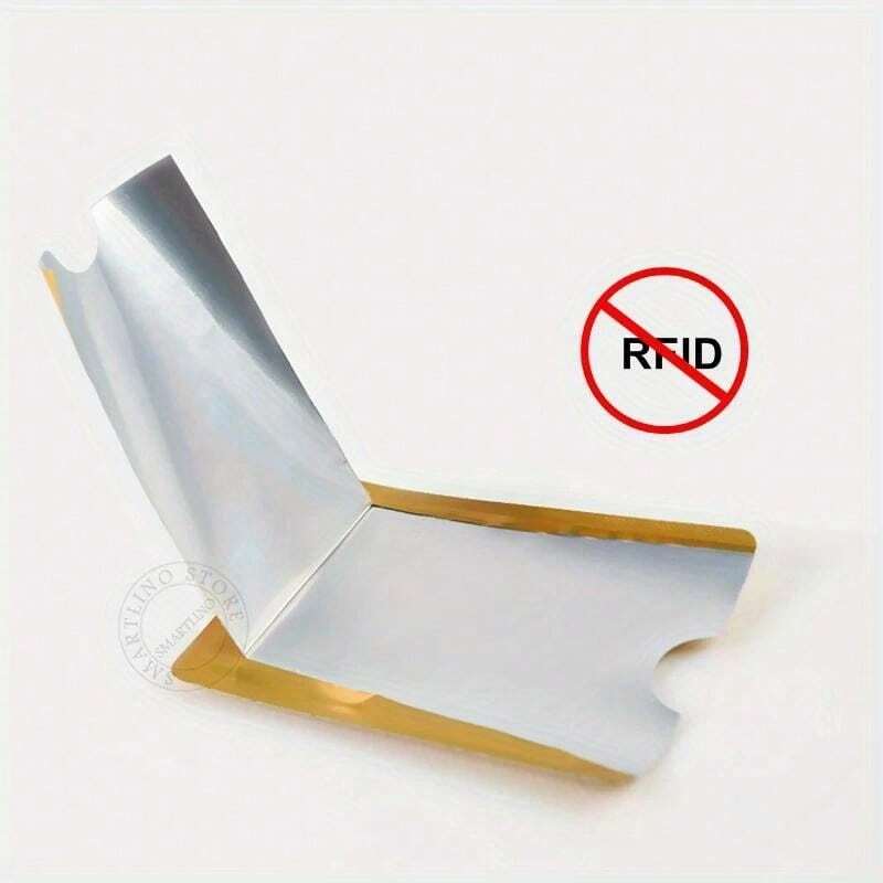 5pcs RFID Blocking Card Sleeves - Aluminum Foil NFC Shielding Wallet ...