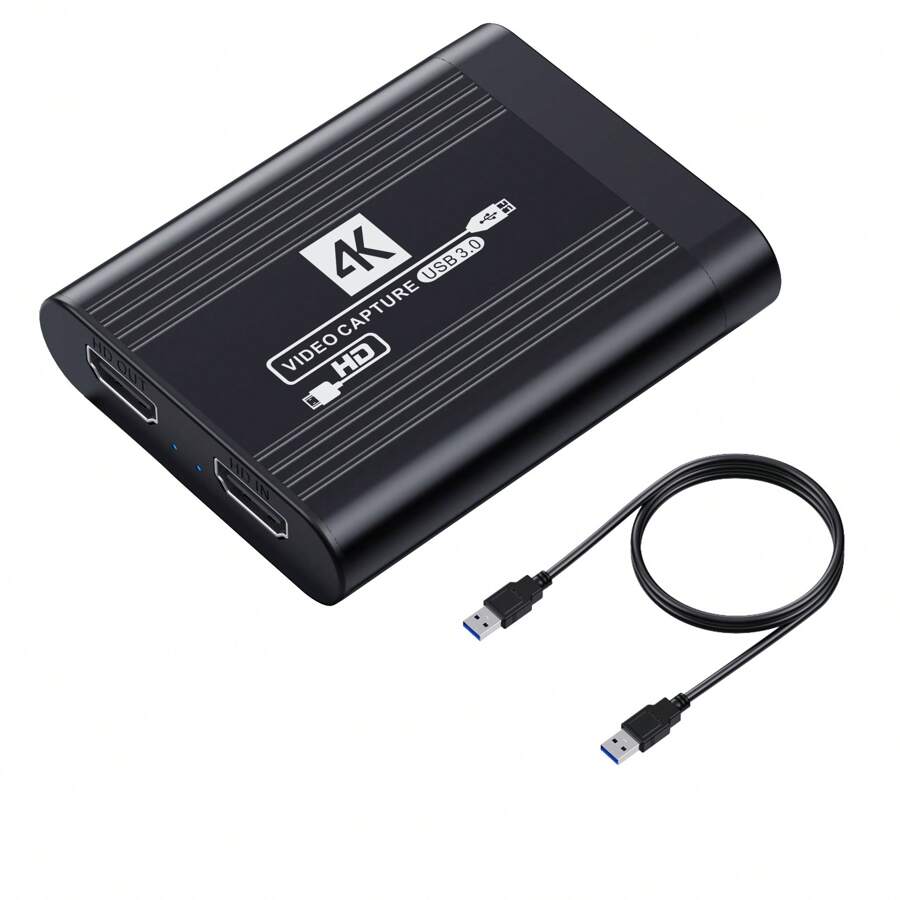 4K Audio Video Capture, USB 3.0 HDTV Video Capture Device, 1080P Full ...