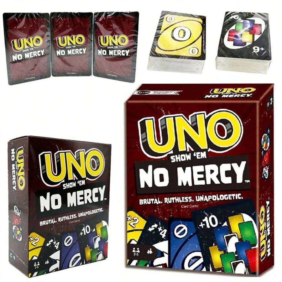 UNO No Mercy! Game Board Games Cards Table Family Party Entertainment ...