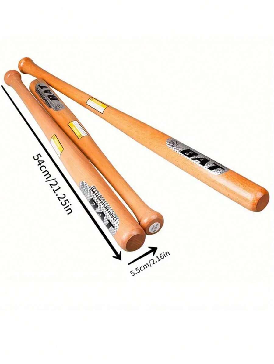 1pc Baseball Bat Self-Defense Car Baseball Solid Wood Extra Long ...