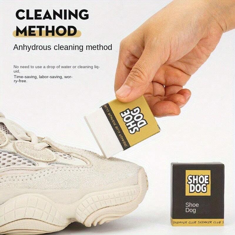 1 Piece Of Sneakers, No Wash, Wipe, Suede Eraser, Shoe Cleaning And ...