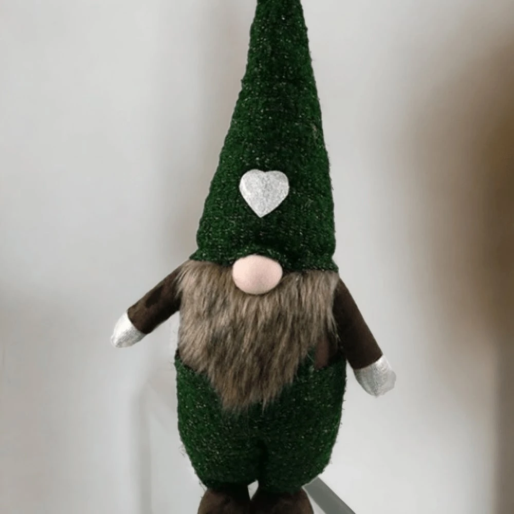 HomeRoots Topiary Dark Green And Brown Standing Gnome | SHEIN USA