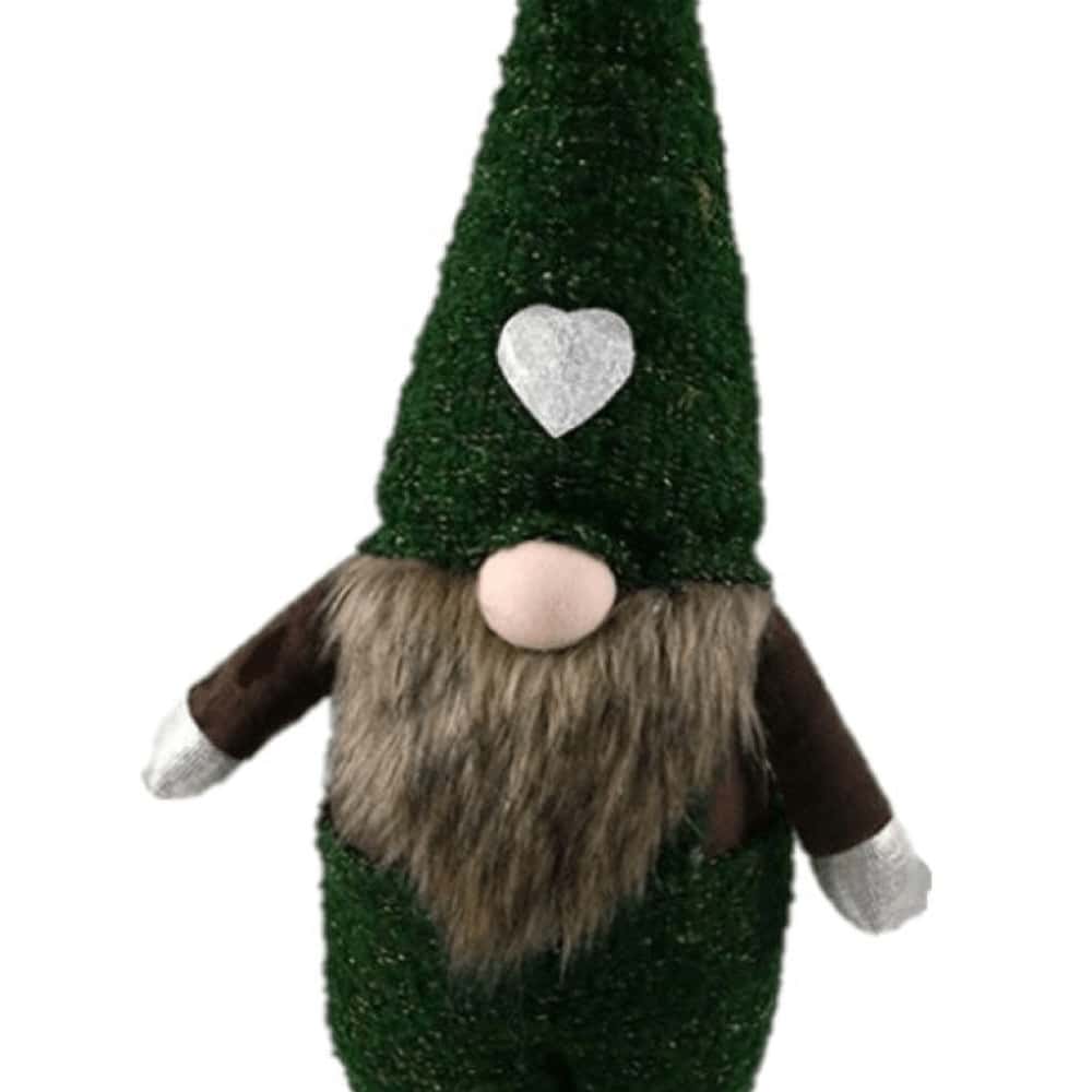 HomeRoots Topiary Dark Green And Brown Standing Gnome | SHEIN USA