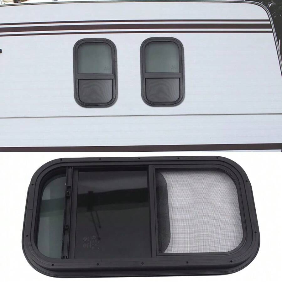 Vertical Trailer Window For RV Camper Teardrop Cargo Vertical Sliding ...