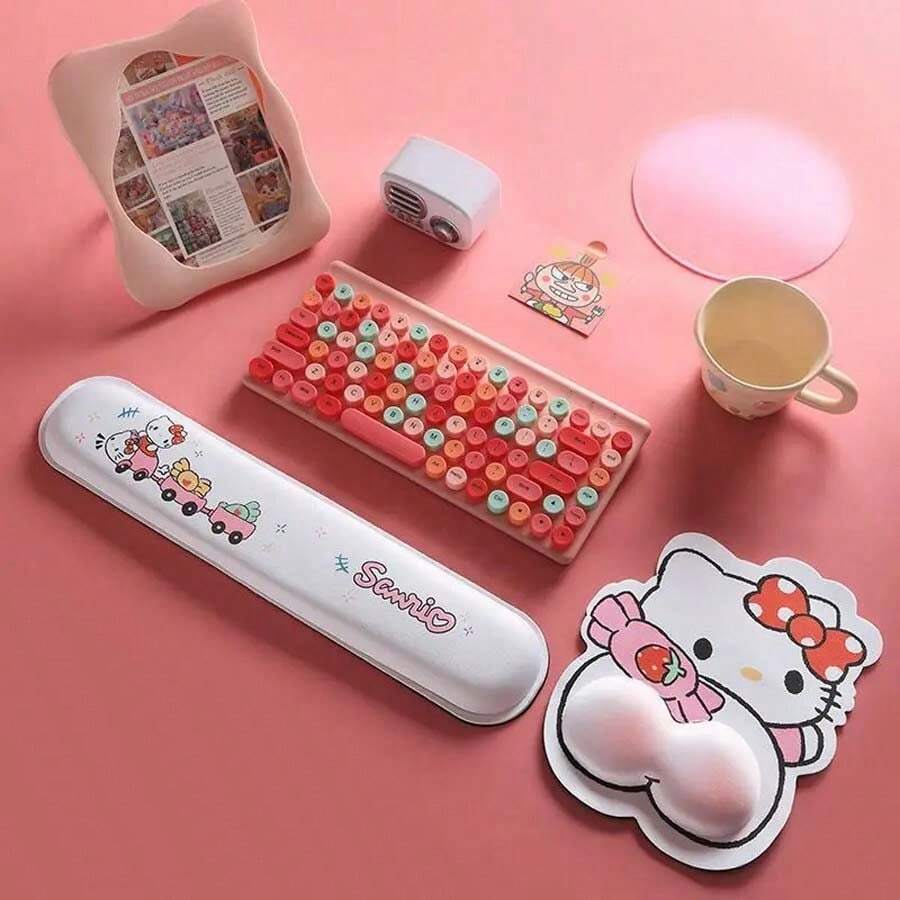 Sanrio Rest Mouse Pad With Hello Kitty Wrist, Genuine Authorization ...