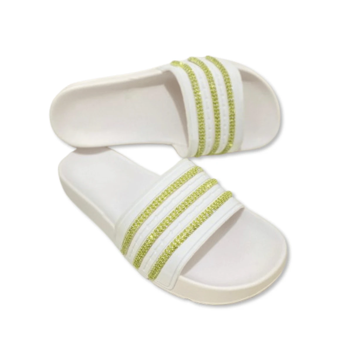 Women's Slide Flip Flops Easy To Wear Super Luxury Shiny Sandal 2025 ...