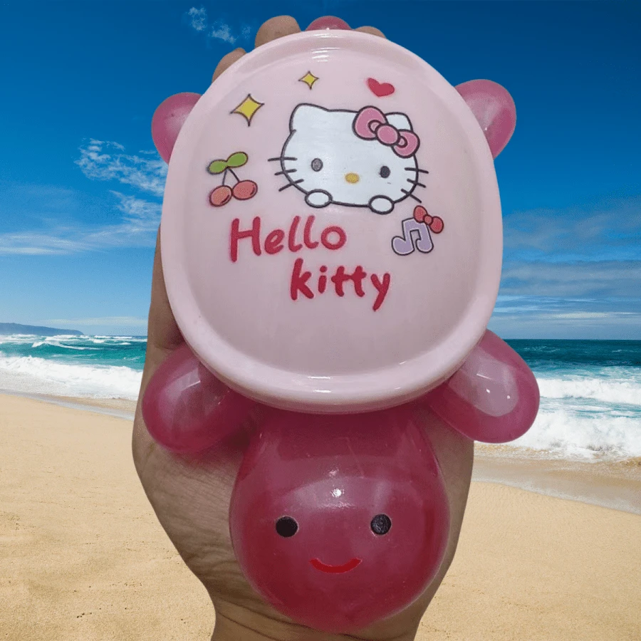 Sanrio 1pc Oversized Glow-In-The-Dark Turtle With Lid, Cartoon Sanrio ...