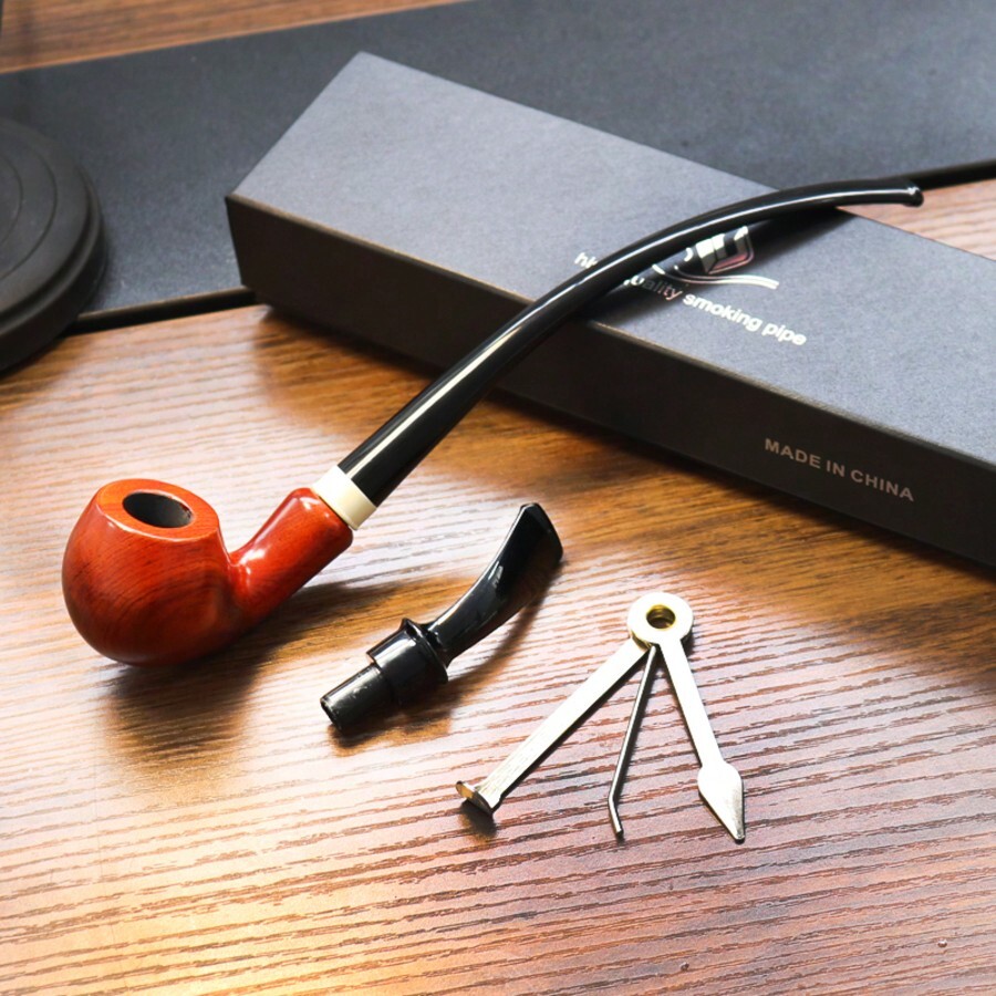 Handmade Pipe, Wood Pipe With Replaceable Pipe Stem,Portable Boss Small ...