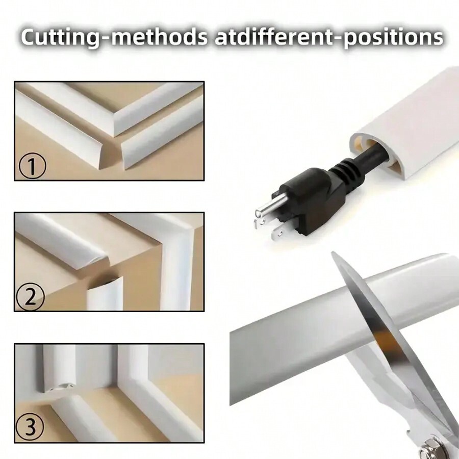 100cm/39.4in Extended Cable Cover, Floor Cable Protector To Cable And ...