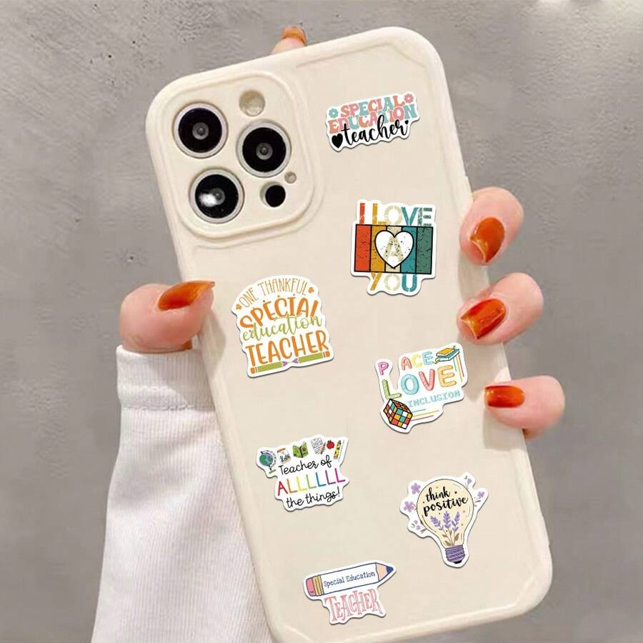 50Pcs Special Education Stickers Teacher Stickers Motivational Stickers ...