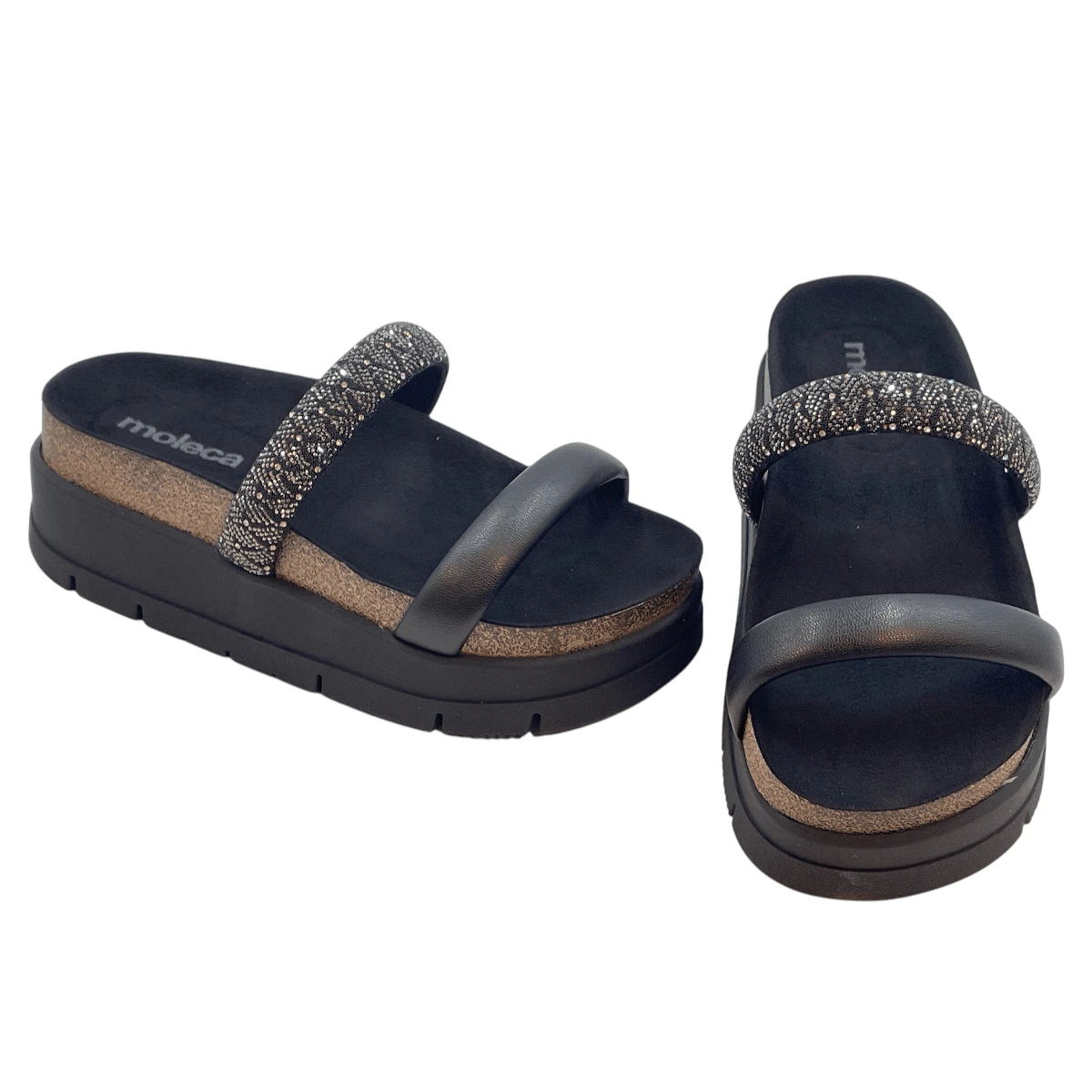 Women's Flatform Rhinestone Moleca Slide Clog 5513.105 | SHEIN USA